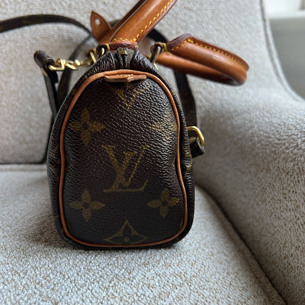 Louis Vuitton Mini Speedy With Crossbody Strap, Secon… - Gem